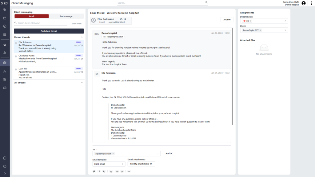Veterinary Software - Koi Technologies